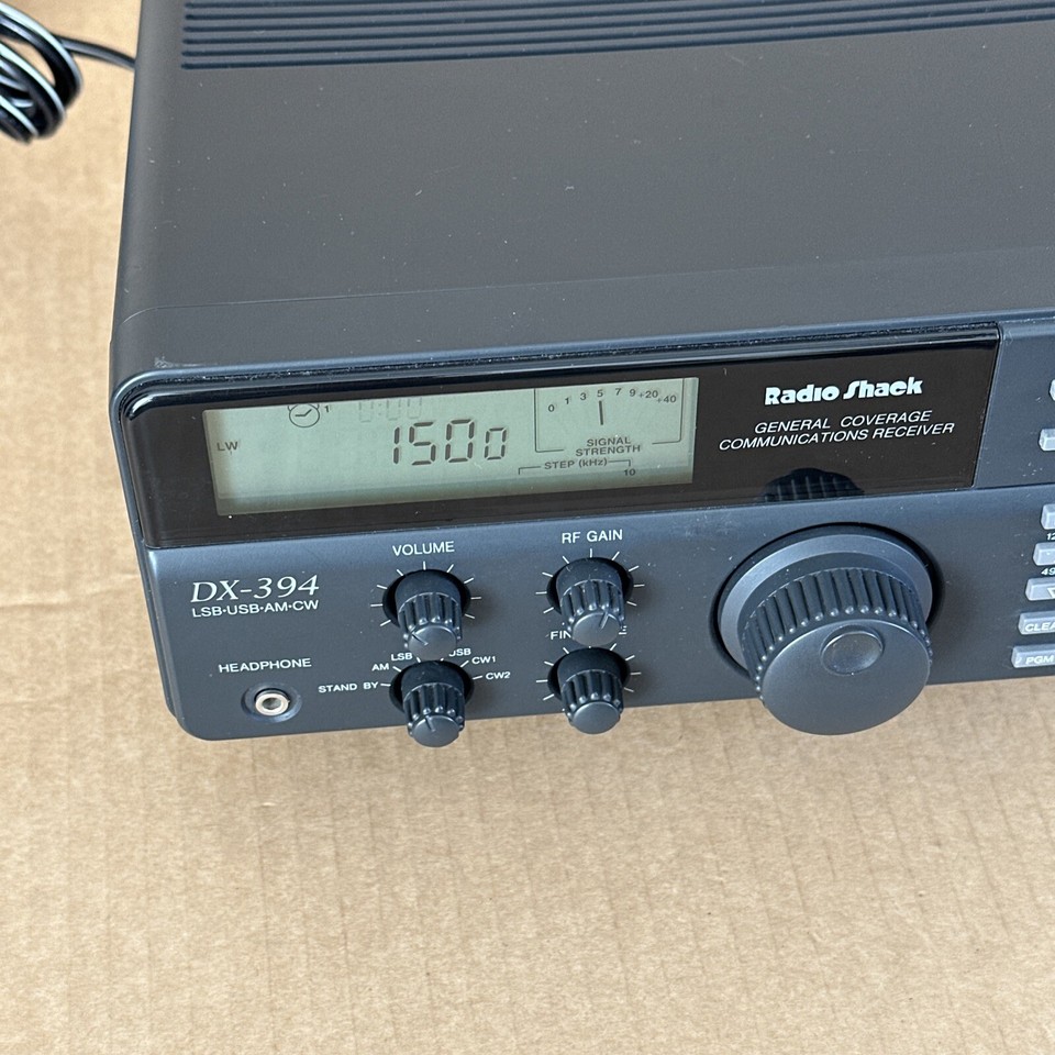 Radio Shack DX-394 Receiver Shortwave AM SSB Radio General Coverage ...