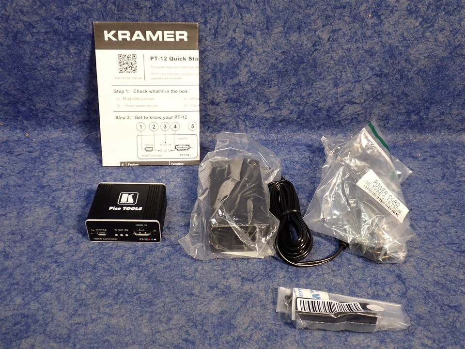 Kramer PT-12 4K60 4:2:0 HDMI CEC Enabled TV/Display ON/OFF Controller ...