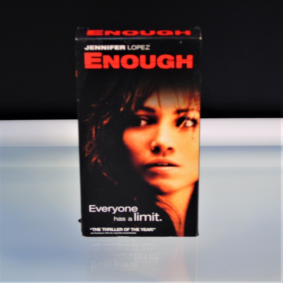 Enough VHS Jennifer Lopez Billy Campbell Juliette Lewis Noah Wyle 2002 ...