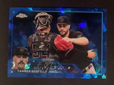 TANNER SCOTT #18 - 2022 TOPPS CHROME UPDATE SAPPHIRE | eBay