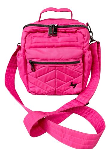 LUG ALPINE CROSSBODY BAG HOT PINK MAGENTA | eBay