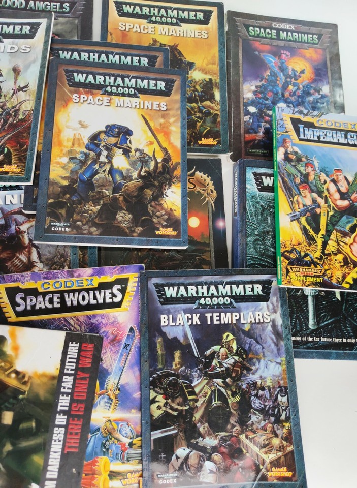 Warhammer 40k Codex Codexes Army Books Multilisting 2nd 3rd 6th ...