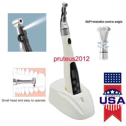 US LED Dental Endo Motor 16:1 Contra Angle Root Canal Treatment | eBay