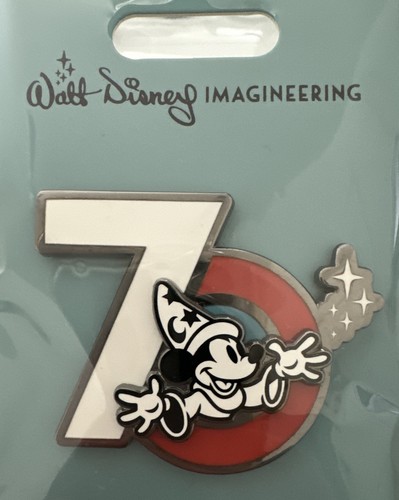 Walt Disney Imagineering Sorcerer Mickey 70 Year Anniversary Pin WDI ...