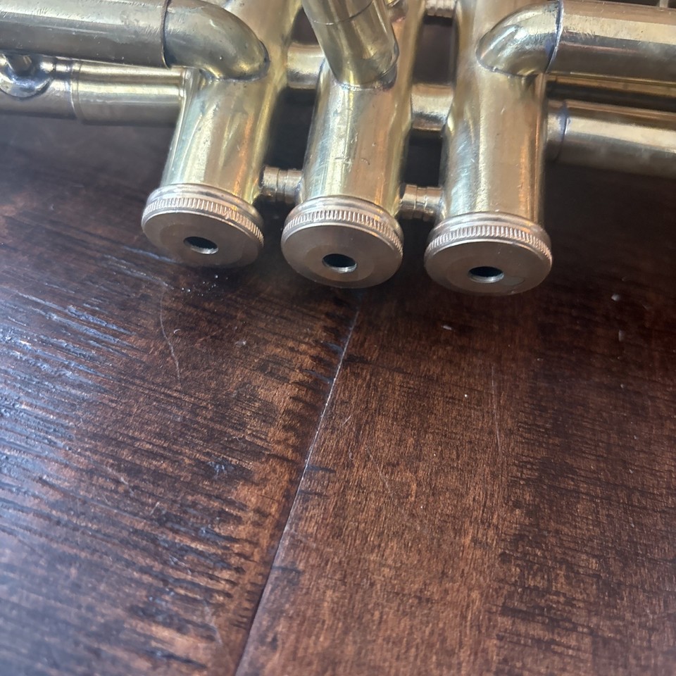 Vintage Brass Trumpet Untested Three Button | eBay