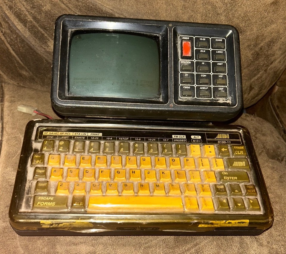 Vintage Motorola Mobile Data Terminal MDT 9100-11 | eBay