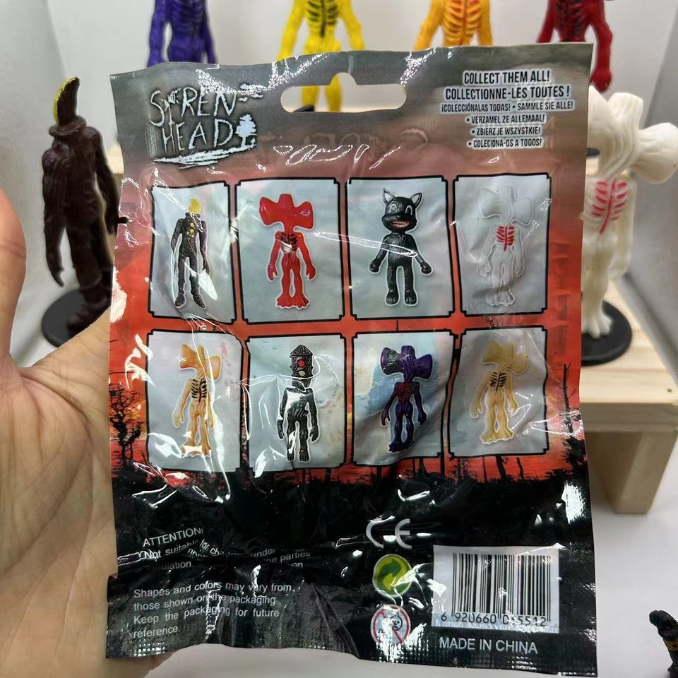 8PCS Siren Head Toys Action Figure Sirenhead Figure Horror Model Doll ...
