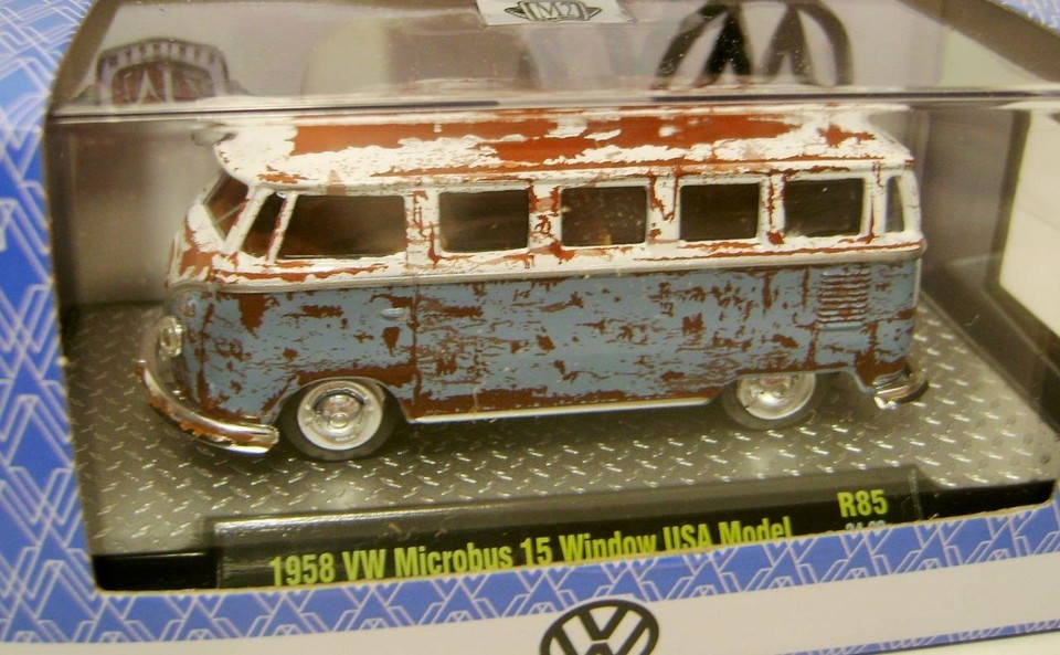 1958 '58 VW MICROBUS 15 WINDOW USA BARN FIND RUSTY R85 M2 MACHINES ...