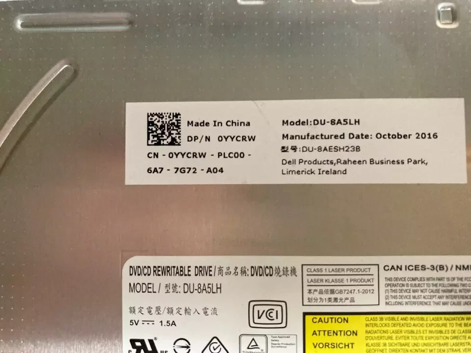 Dell Precision M2800 4600 4700 4800 6600 6700 6800 CD/DVD Burner | eBay