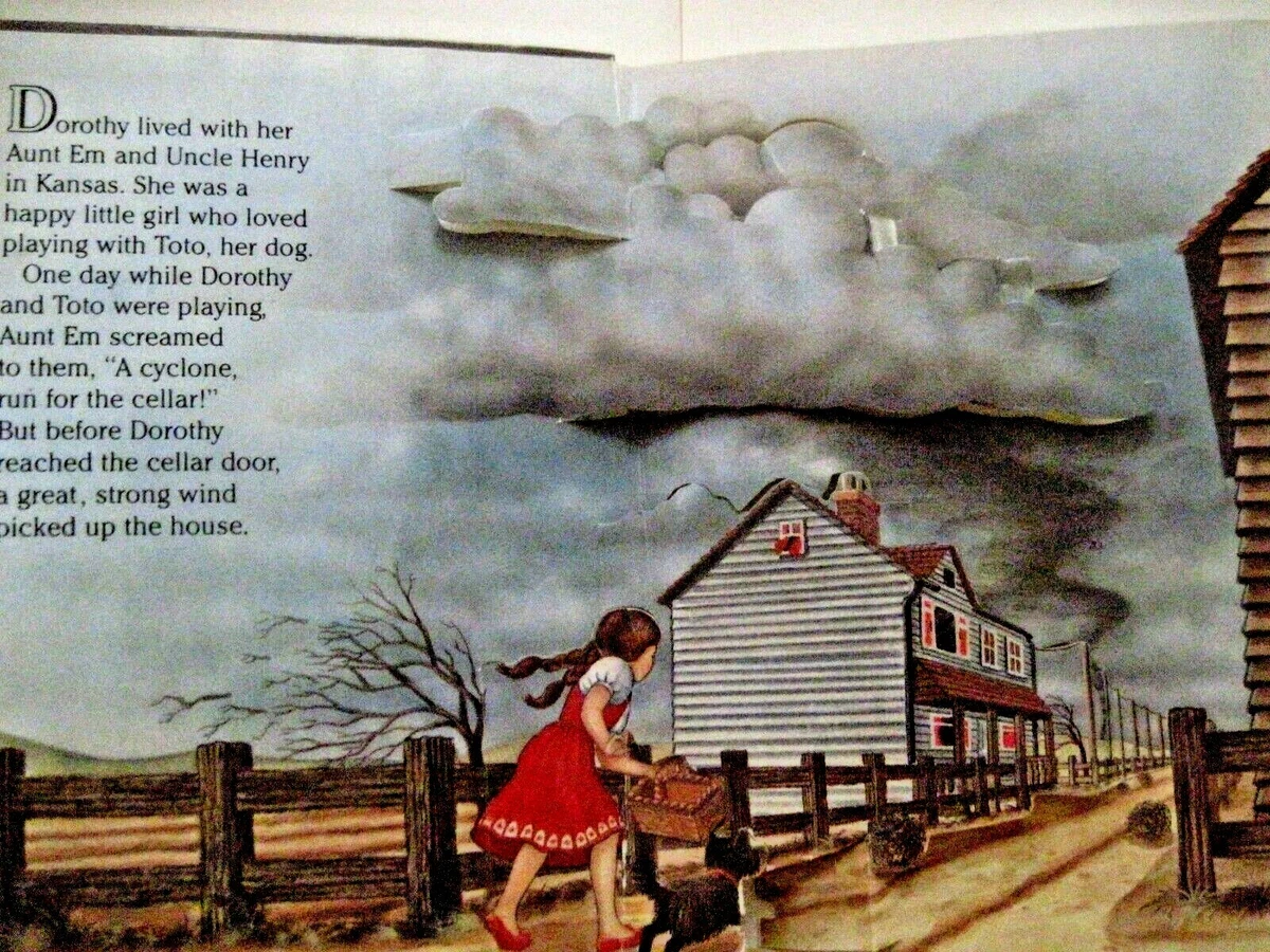 Dorothy And Toto In Cyclone