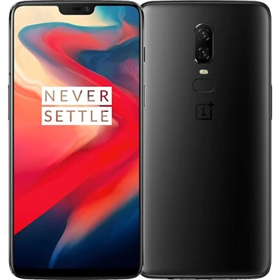 OnePlus 6 4G Midnight Black 256GB + 8GB Dual-SIM Factory Unlocked ...