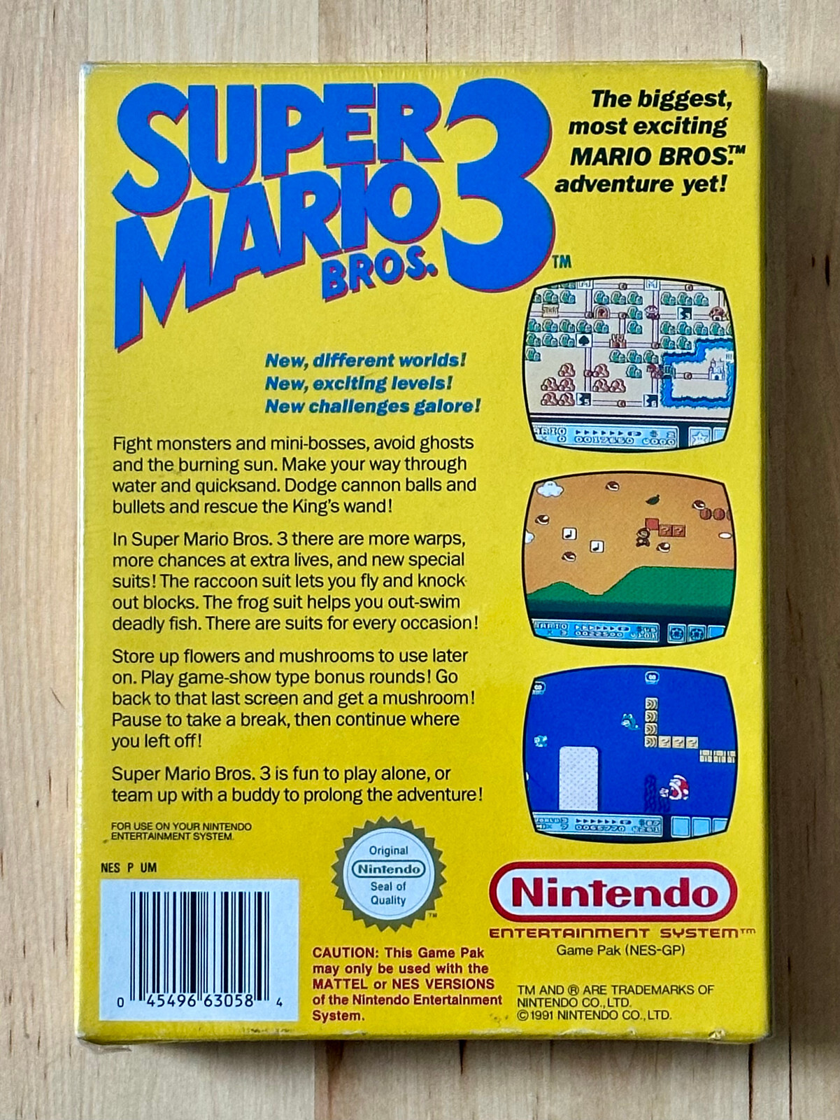Super Mario Bros. 3 Nintendo Nes Smb3 VGA 80 Near MINT Archival for ...