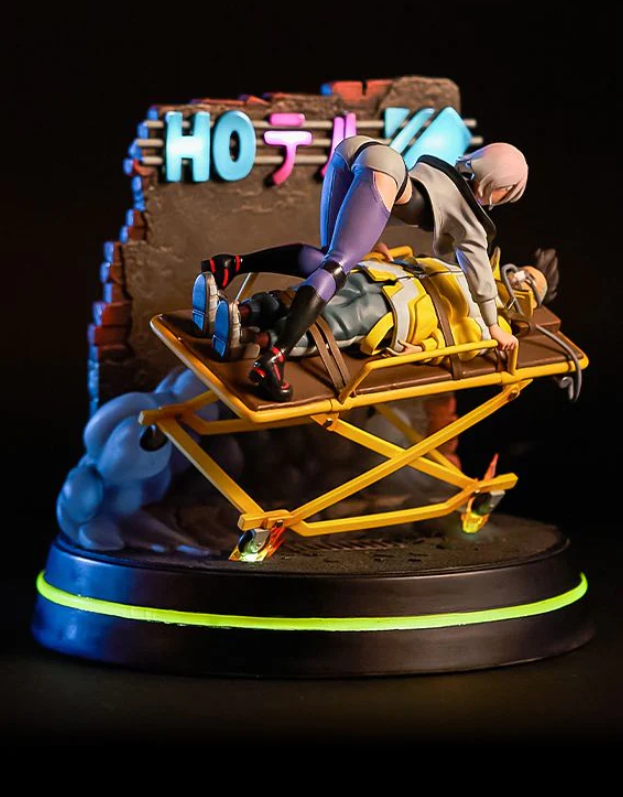 Cyberpunk Edgerunners 2077 Lucy & David Runaway Diorama LED Resin ...