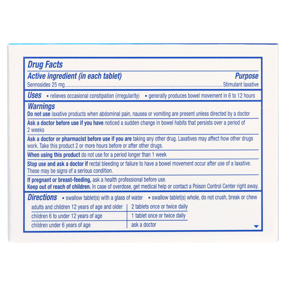 Ex-Lax Maximum Strength Stimulant Laxative Constipation Relief Pills ...