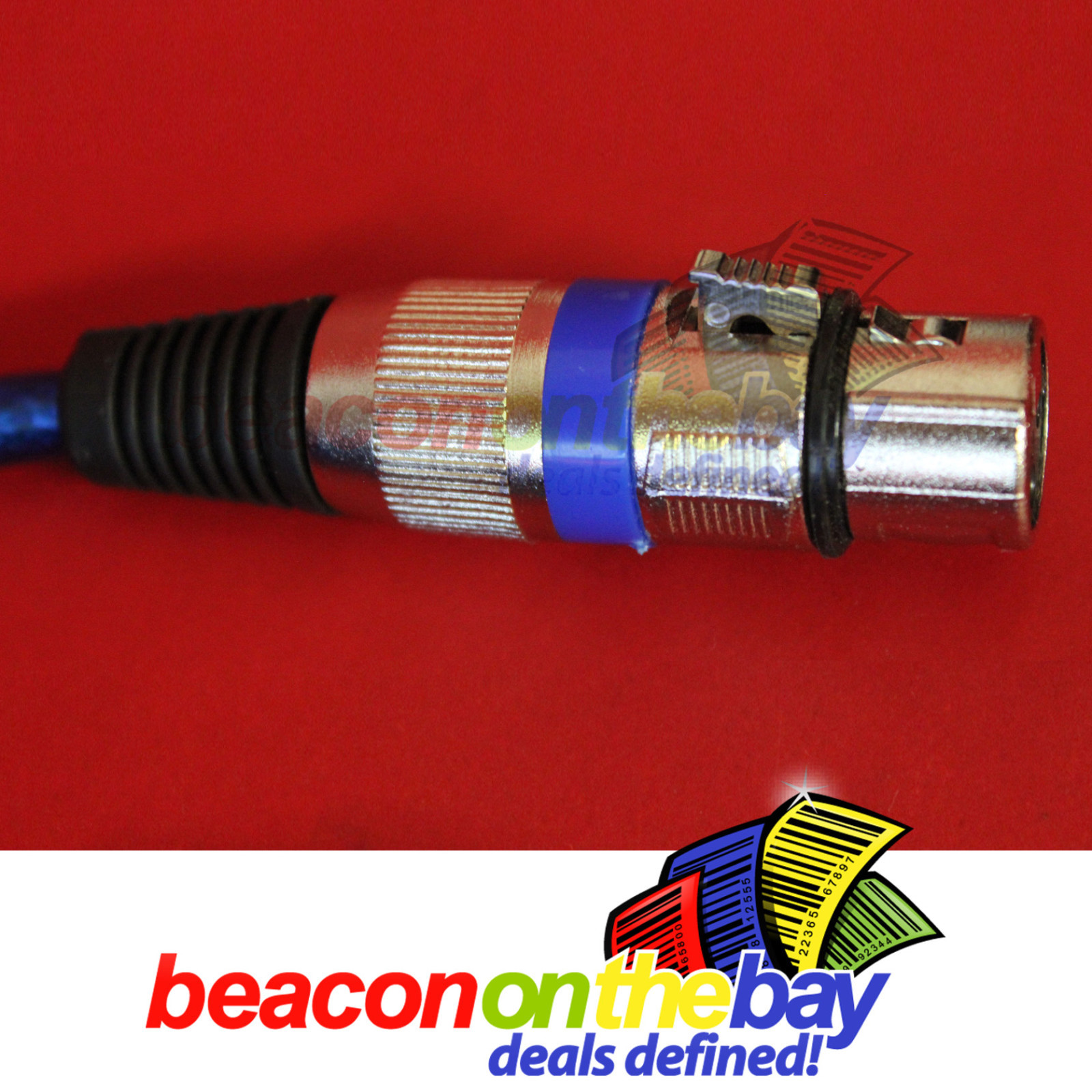 5m Microphone Lead Cable XLR Female to 1/4" Jack Mono Australian Made 6 ...