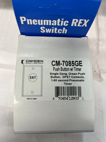 CM-7085GE CAMDEN PNEUMATIC REX SWITCH PUSH BUTTON WITH TIMER | eBay