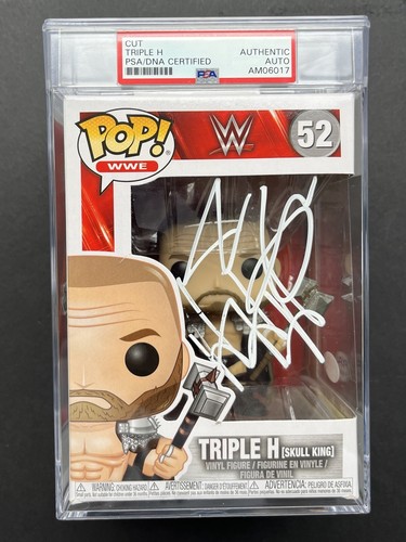 triple h signed autographed encapsulated funko pop psa cert coa WWE | eBay