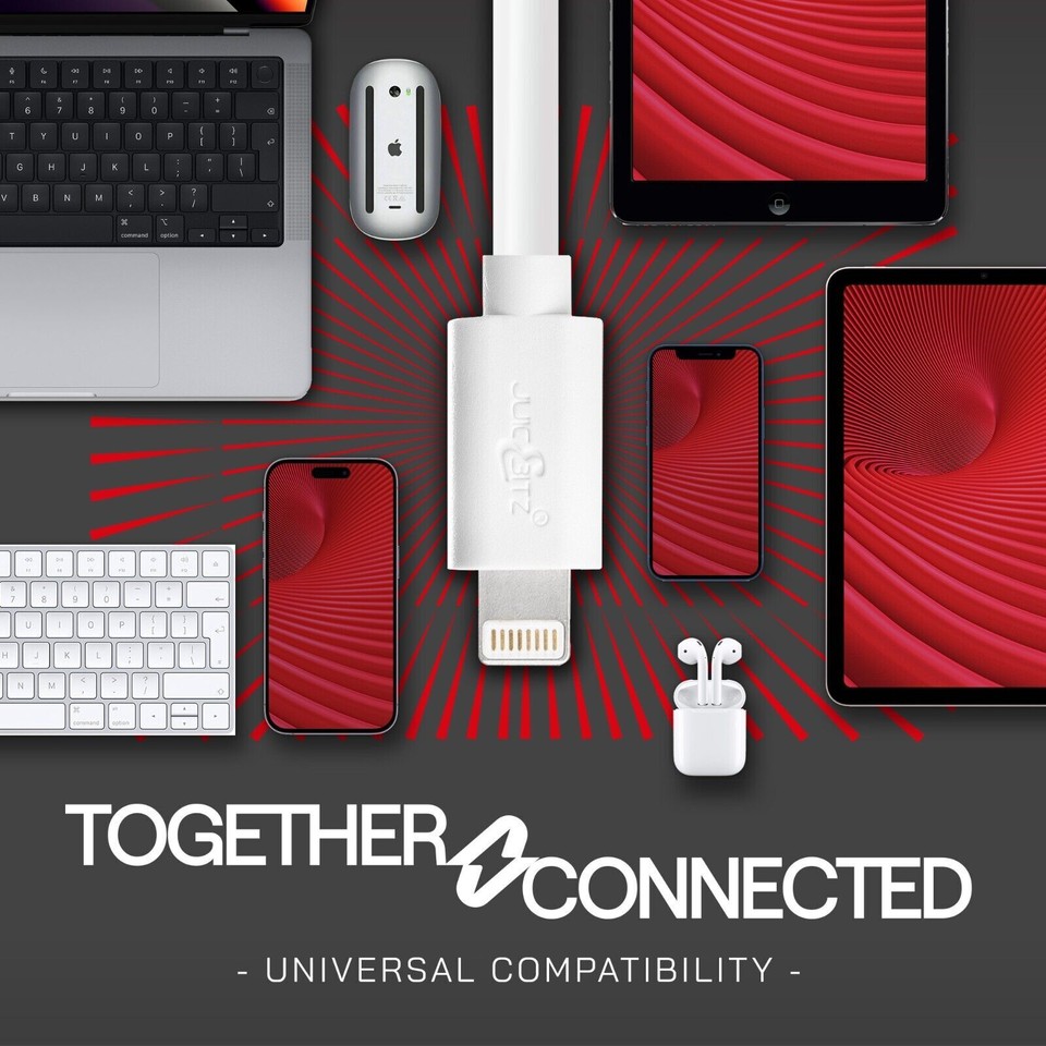 Extra Long iPhone & iPad Charger Cable 2m 3m 4m 5m Heavy Duty USB ...