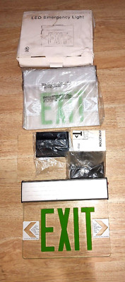 2 pack EXIT SIGN Led edge lit exit sign surface mount double face | eBay