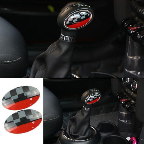 JCW Style Car Gear Shift Knob Cover Sticker For MINI Cooper F54 F55 F56 ...