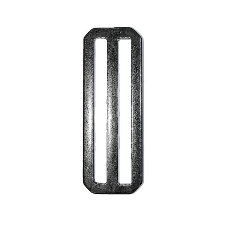 2" Steel Slider Tri Glide Webbing Strap Adjustable Buckle - Metal, 50mm ...