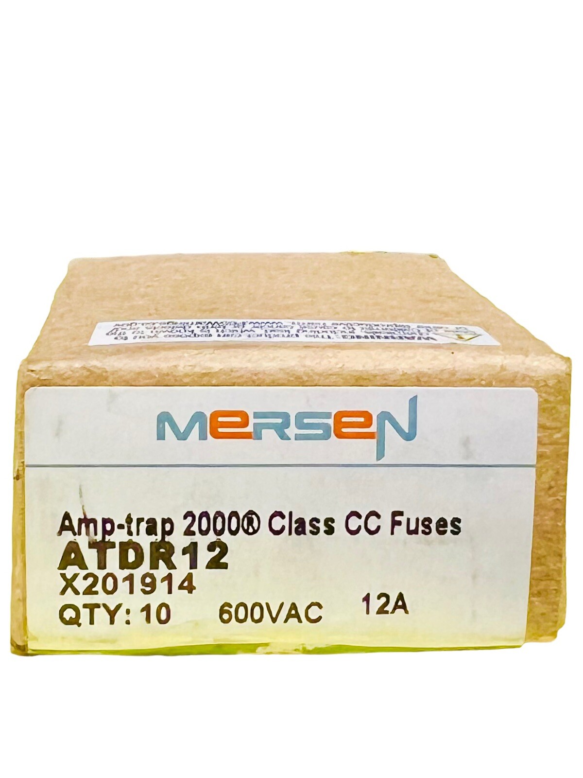 Mersen ATDR12 Series : ATDR - Class CC - Time-Delay Box Of 10 Fuses | eBay