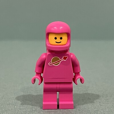 NEW LEGO PINK CLASSIC SPACE SPACEMAN RETRO MINIFIGURE ASTRONAUT CUTE ...