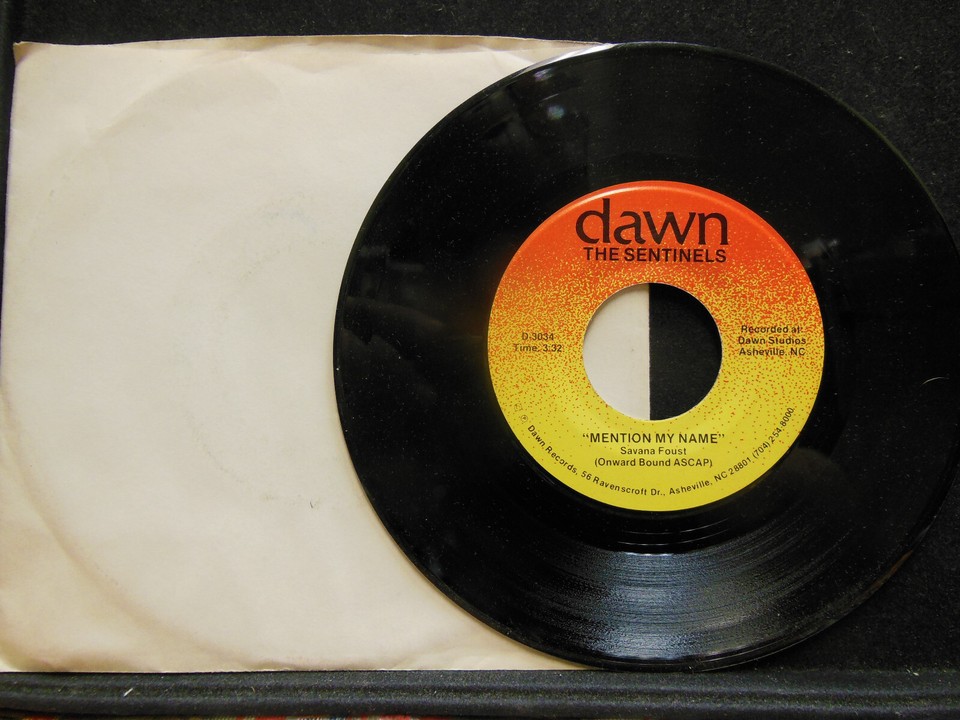 The Sentinels - Mention My Name / Same, 45 RPM EX (15J) | eBay