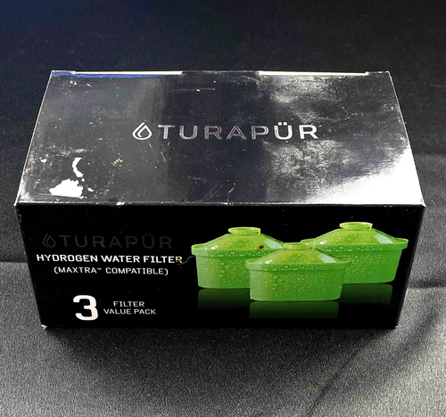 Turapur Hydrogen Water Filter 3 Pitcher Pack Replacement Maxtra ...