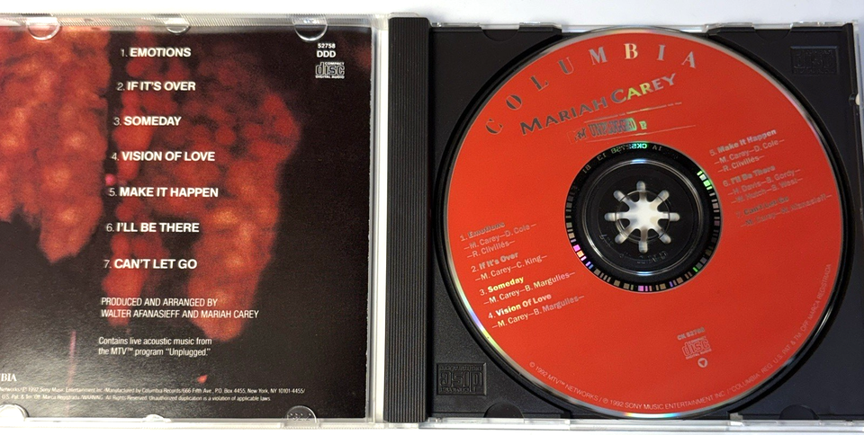 Mtv Unplugged EP Mariah Carey CD - Tested and Working | eBay