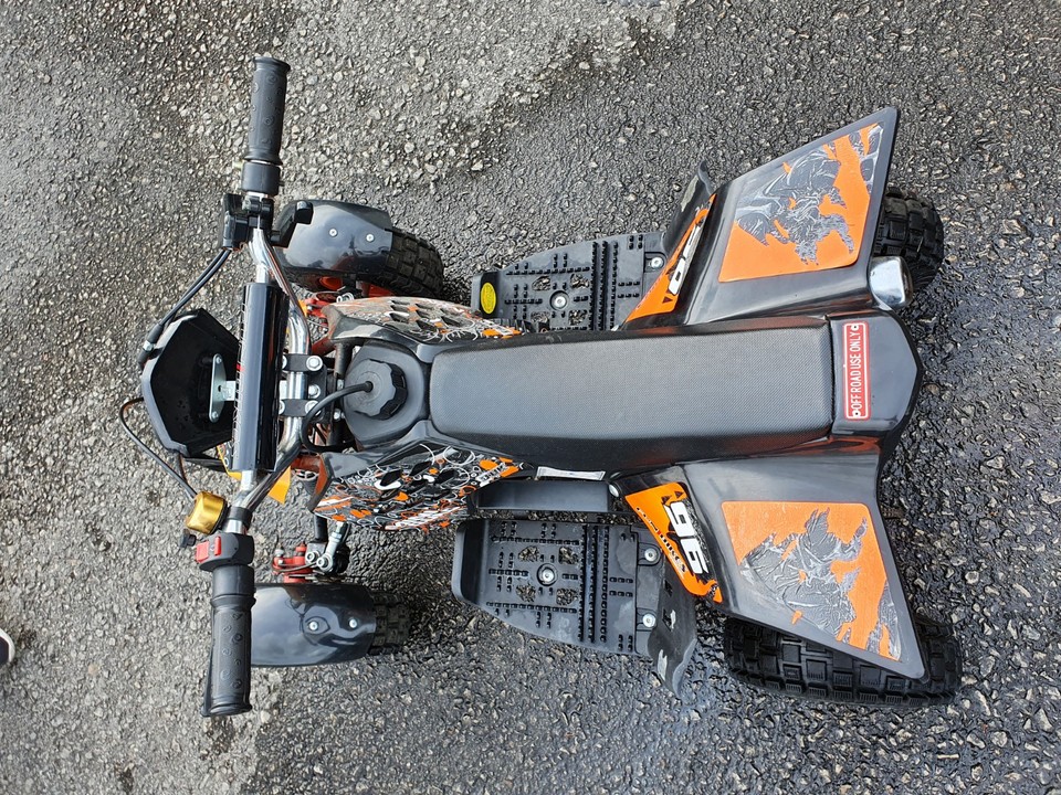 Fun Bikes 50cc Orange Mini Kids Quad Petrol Bike | eBay UK