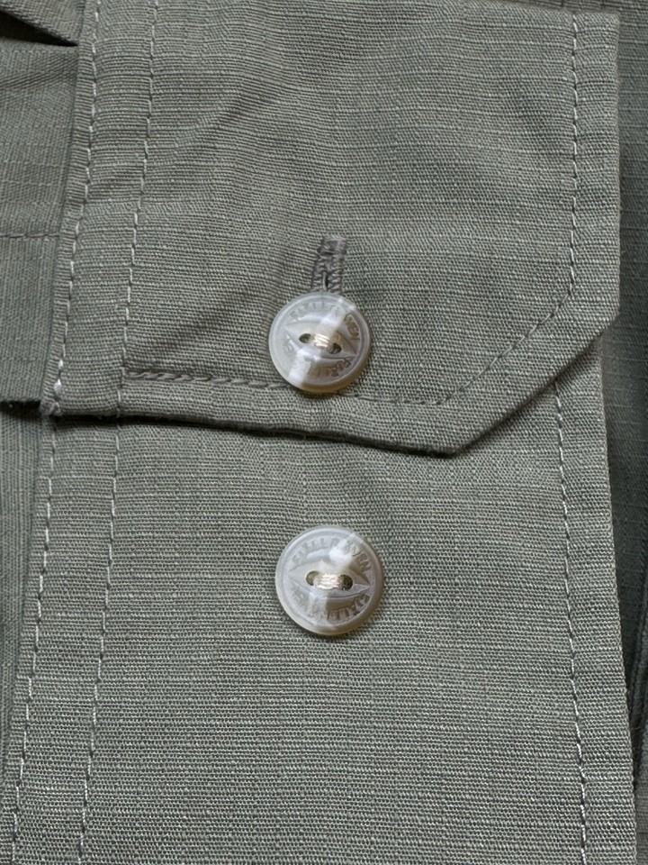 Mens Fjallraven Ovik Shade Pocket Shirt Khaki Olive Size S | eBay
