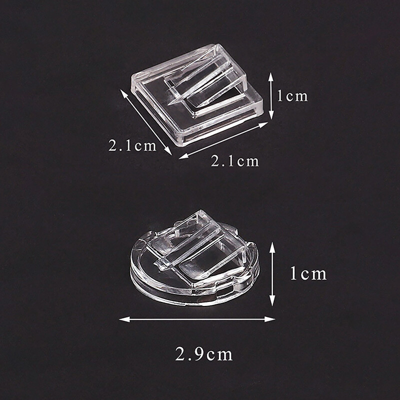 5Pcs Mini Clear Rings Display Rack Plastic Jewelry Storage Bracket ...