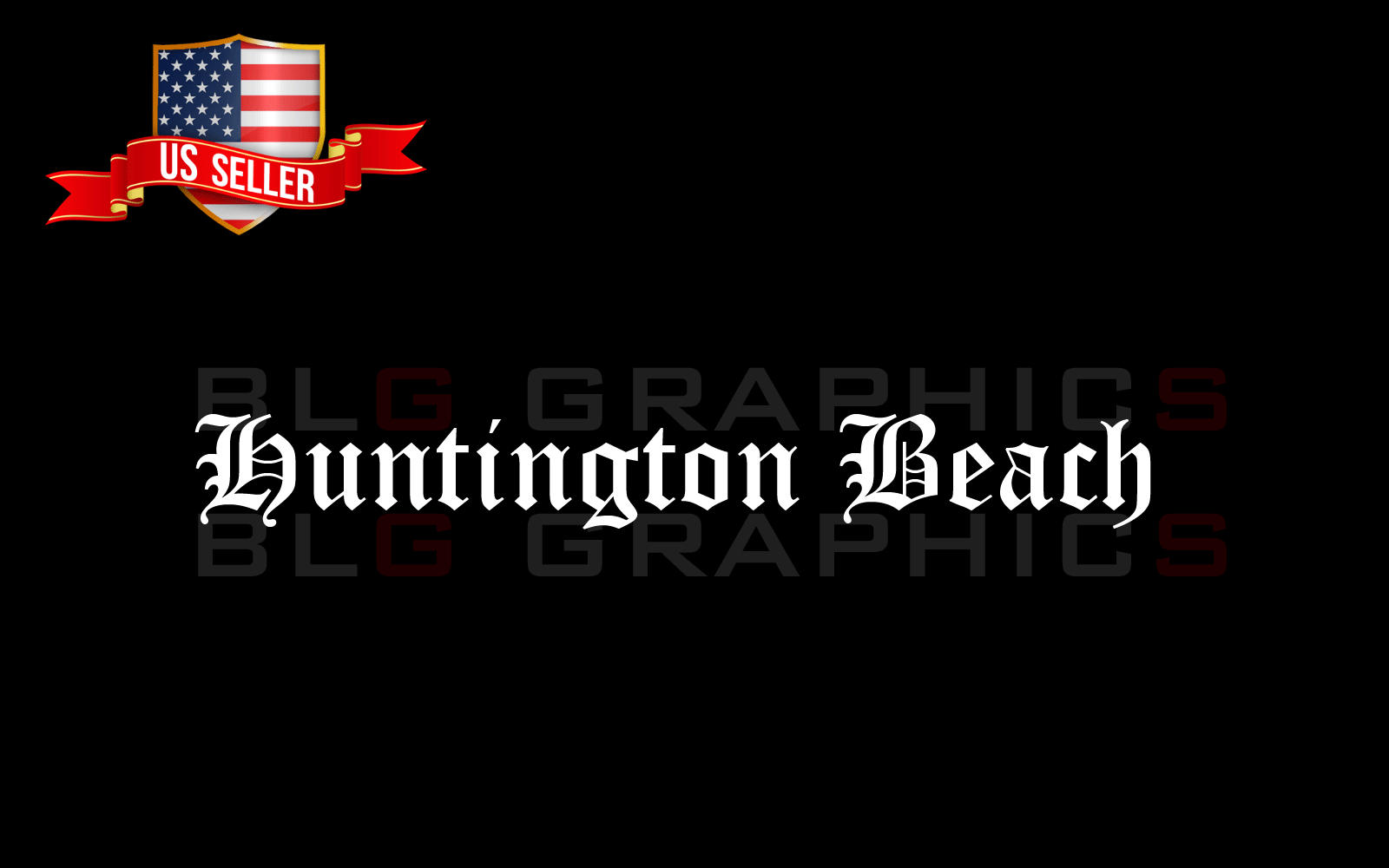 Huntington Beach CA HB car window bumper sticker decal | eBay