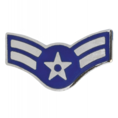 AIR FORCE USAF E3 AIRMAN FIRST CLASS RANK LAPEL PIN | eBay