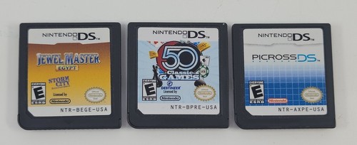 Nintendo DS 50 Classic Jewel Master Egypt Picross Loose Cartridge Game ...