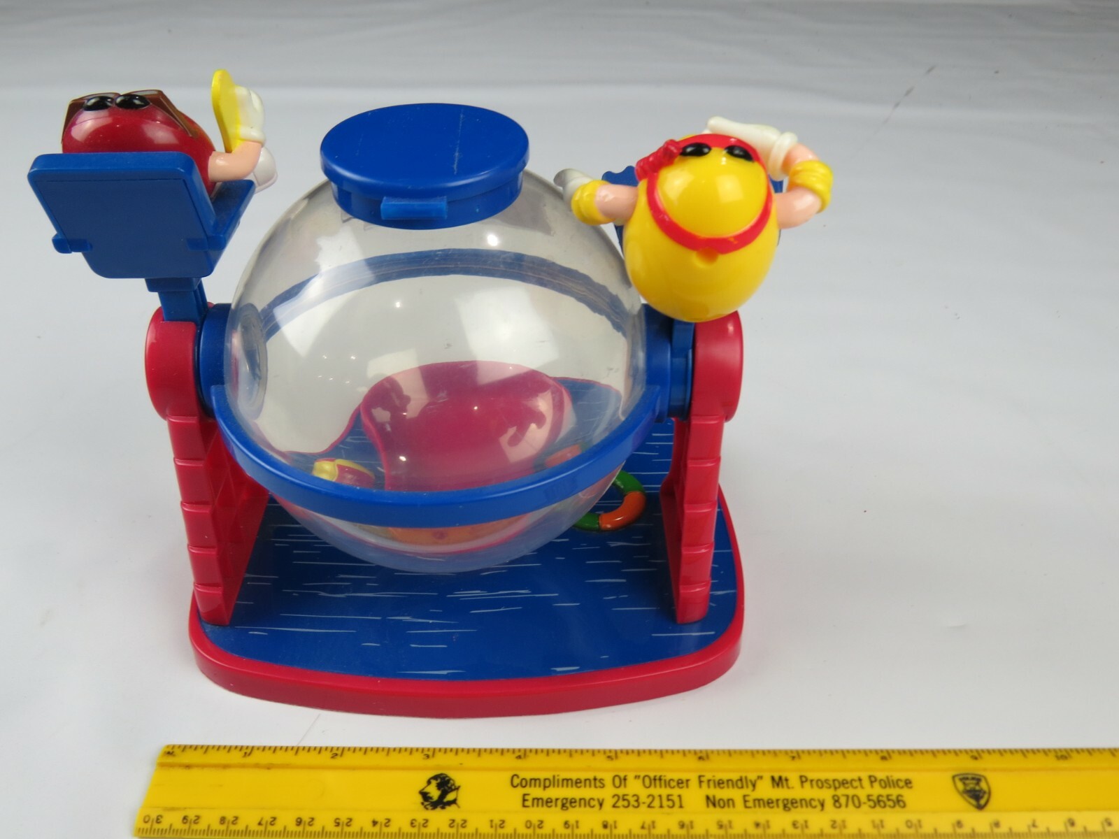 M&M's Vintage Beach Lifeguard Candy Dispenser with Red M&M & Yellow ...