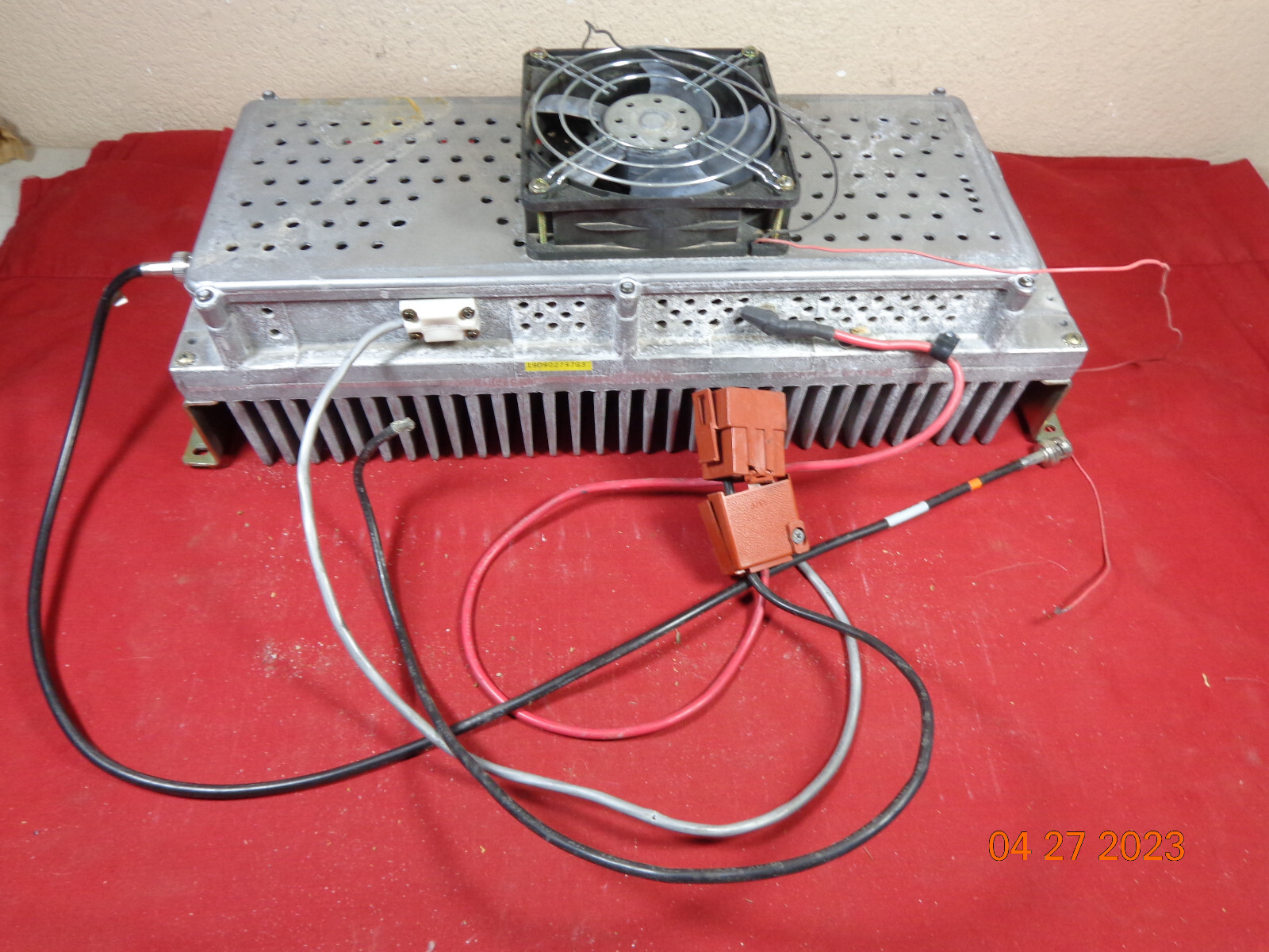 GE Harris Mastr III 110 WATT AMP POWER AMPLIFIER UHF 450-470 MHz ...