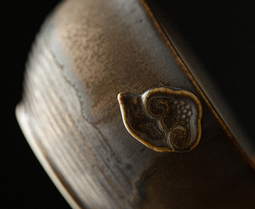 Small Bronze Portable Ceramic Tea Set Travel Teapot Tea Cup Loose Leaf ...