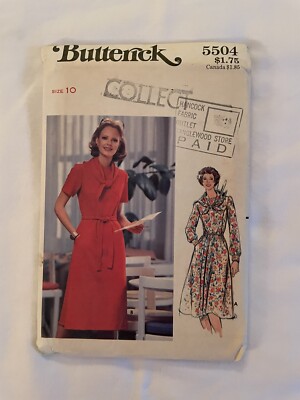 Butterick 5504 Misses' Dress Size 10 Sewing Pattern. UNCUT! | eBay