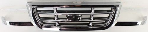 New Grille Assembly for 2001-2003 Ford Ranger Chrome Shell and Insert ...