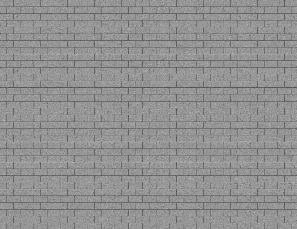 HO Scale Stone Building Papers w/ White Gray and Gray Blocks 15 8.5x11 ...