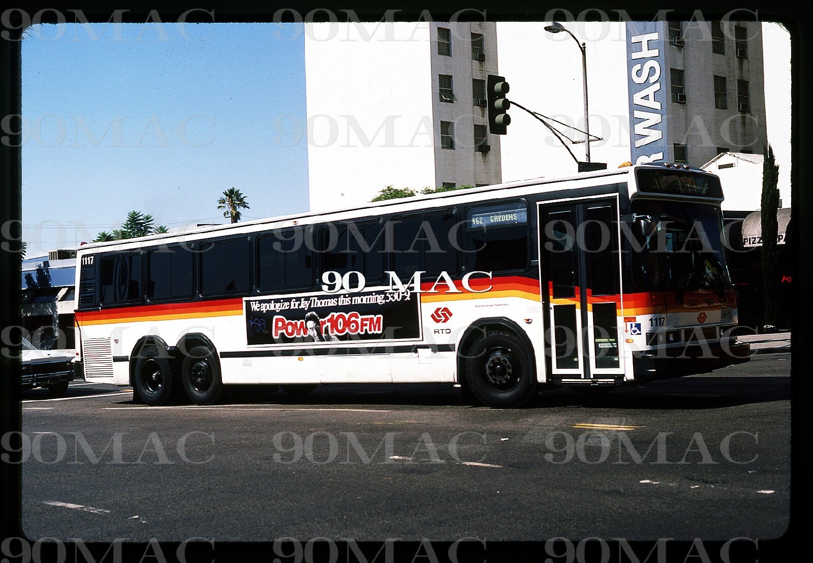 SCRTD-RTD. NEOPLAN BUS #1117. Los Angeles (CA). Original Slide 1987. (A ...