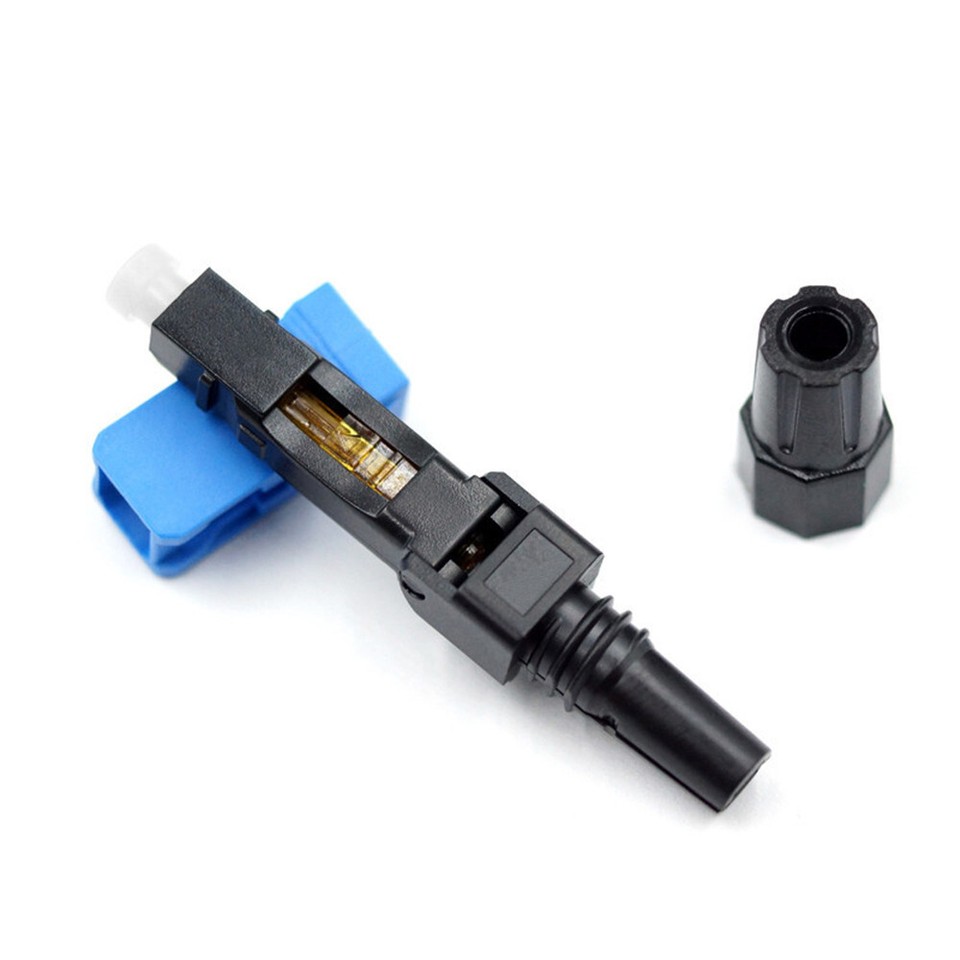 50pcs SC/UPC Quick Coupler Connector Butterfly Optical Cable Single ...