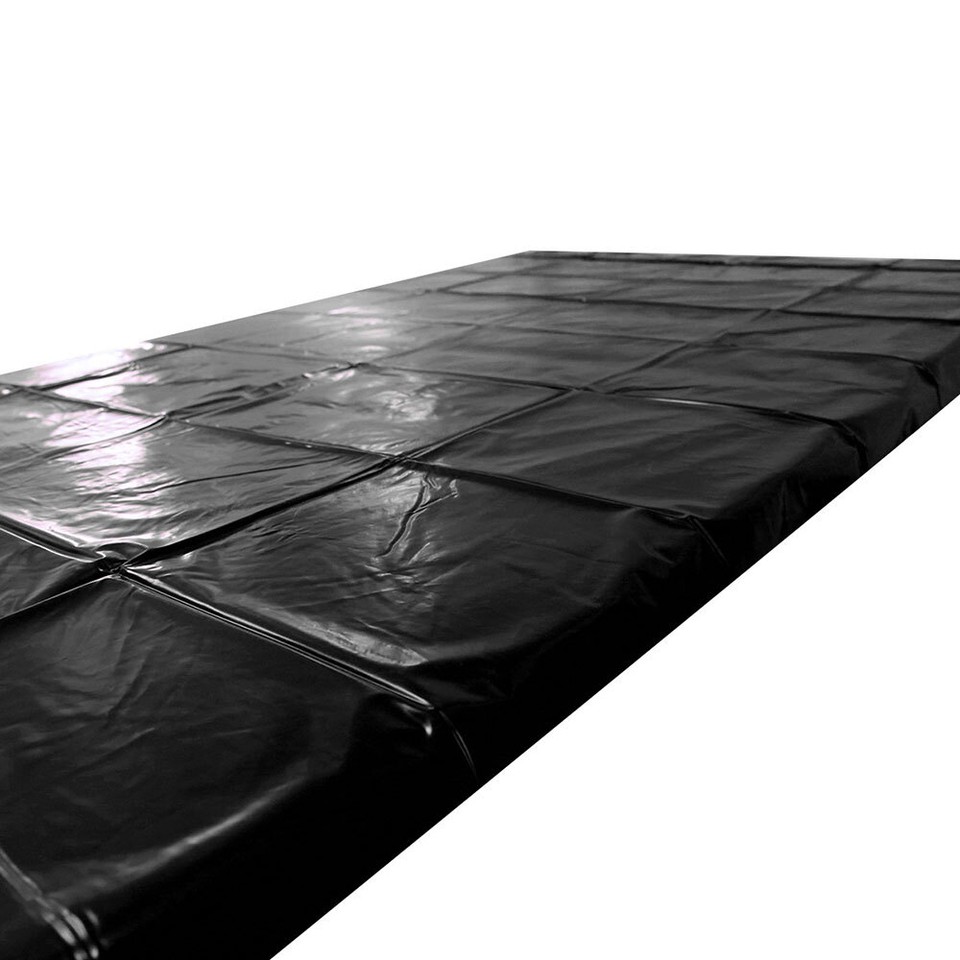 USA Waterproof Black PVC Bed Sheet Cover for Wet Games Full Size ...