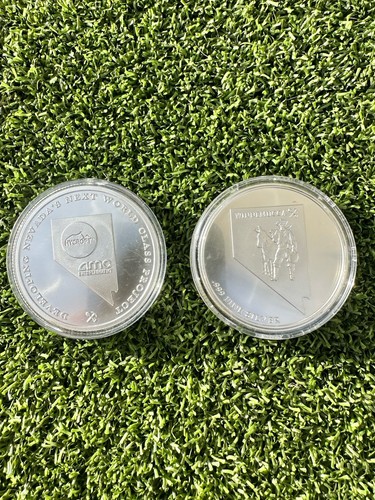 2 AMC Hycroft .999 Fine Silver 1 Oz Coin Limited Edition (Sold Out ...