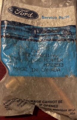 Ford Service Parts, Eng Block Heater, Part# Unknown | eBay