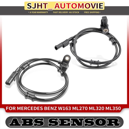 2x Front ABS Wheel Speed Sensors For Benz W163 ML270 ML320 ML350 ML500 ...