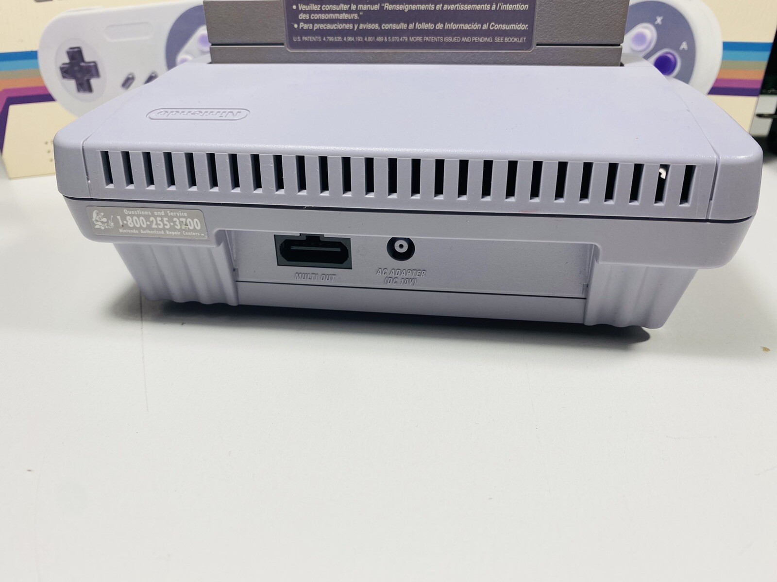 Super Nintendo SNES Jr Console System Original Authentic Super Mario ...