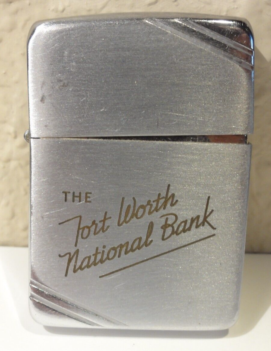 Vintage ZIPPO Lighter Pre 1942 Slash Corners 4 Barrel Hinge 14 Hole ...